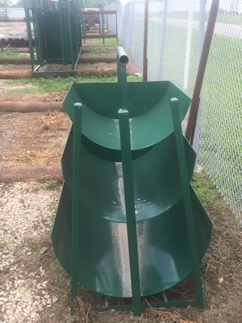 Rolled Steel feed bunks, fenceline feed bunks, portable feed bunks